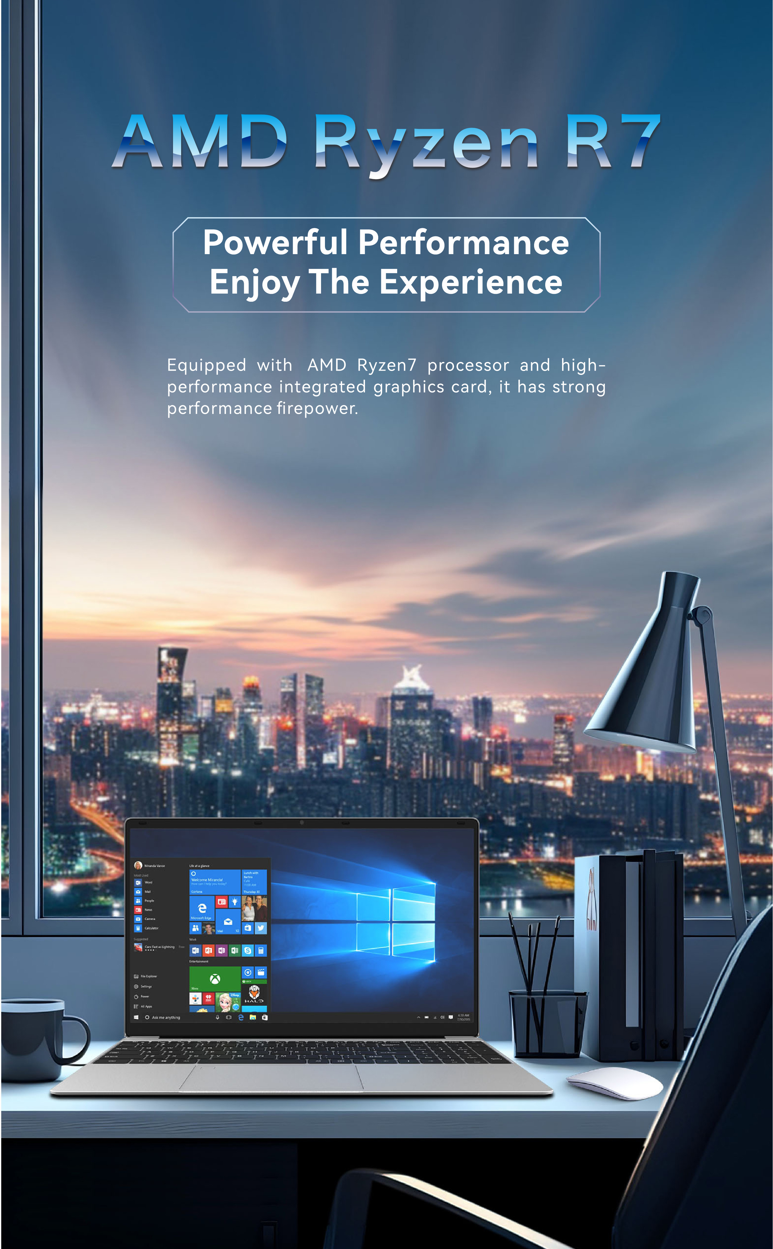 〔Brand new〕Dell laptop AMD Ryzen 7 Laptop 15.6-inch HD screen DDR4 RAM ...