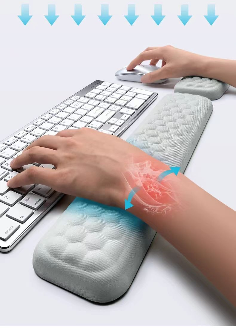 Mouse Wrist Guard Comfort Memory Foam Keyboard Mouse Hand Support ...