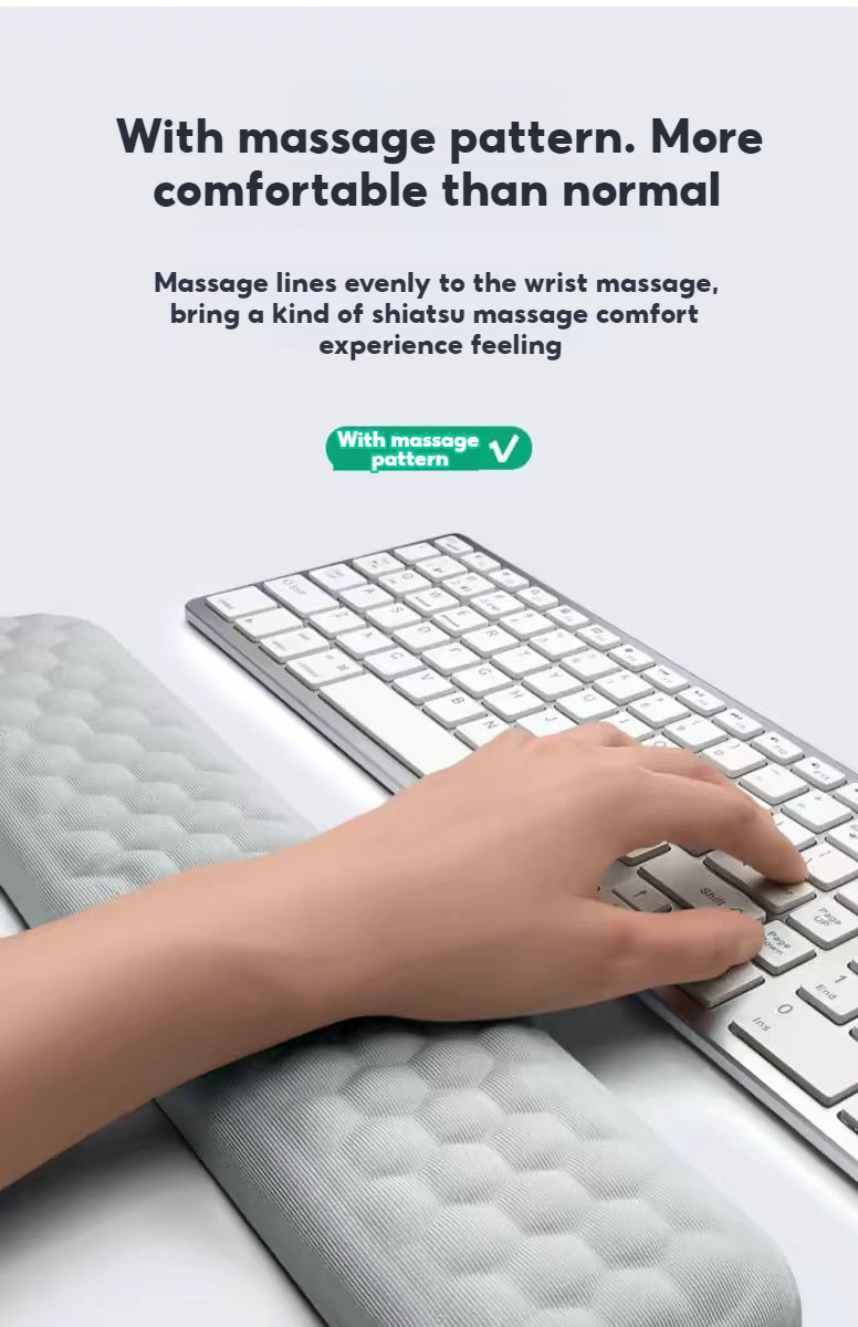 Mouse Wrist Guard Comfort Memory Foam Keyboard Mouse Hand Support ...