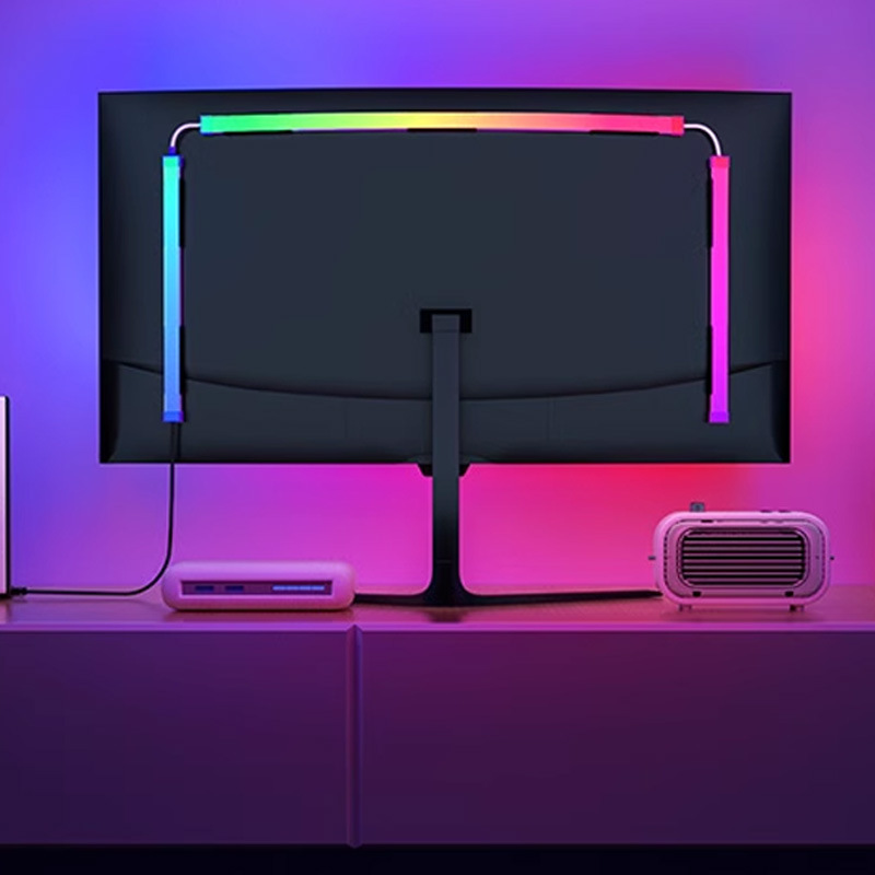 Computer Monitor Screen Ambient Backlight For 24-27 Inch Color Real ...