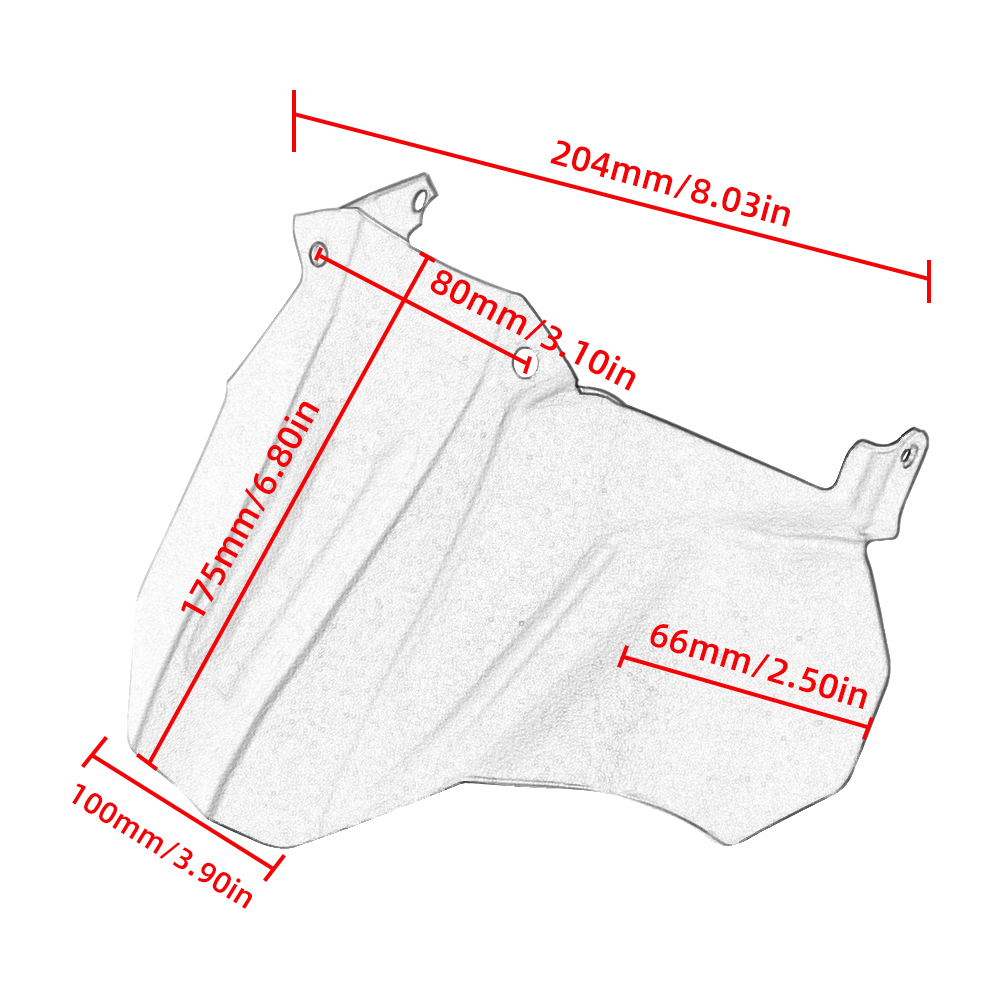 For BMW R1300GS 2023-2024 center mudguard R 1300 GS, middle splash ...