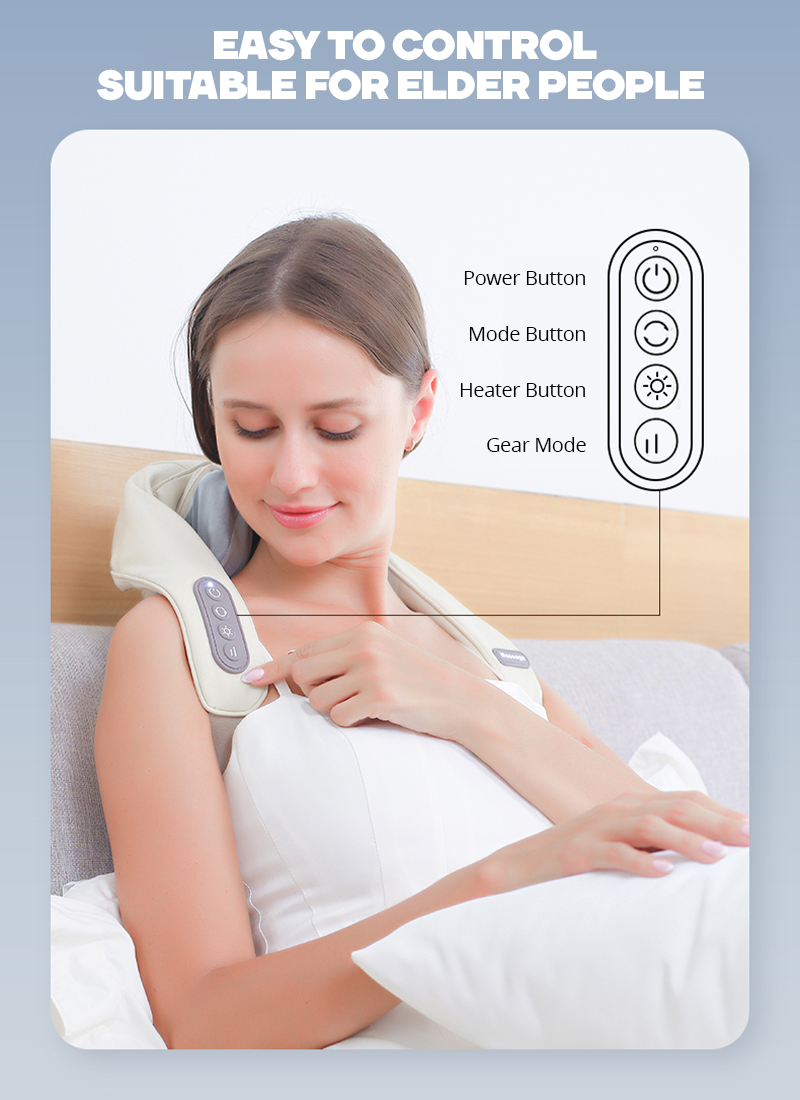 Multifunctional Neck Massager Shoulder Massager U-shaped Rubbing and ...