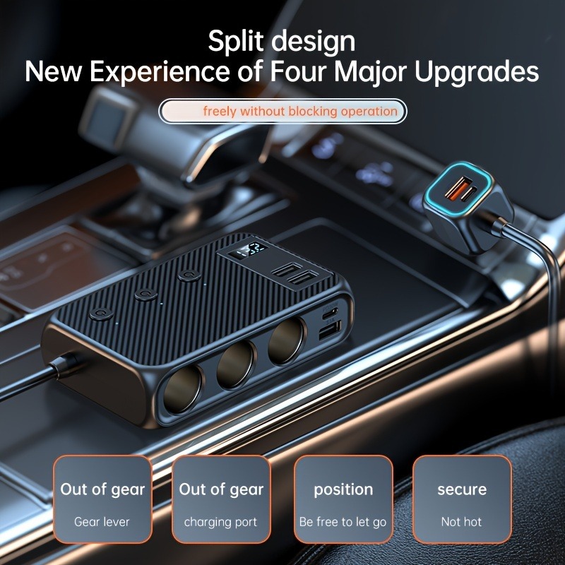 Car cigarett lighter socket For Car Fast Charge 3.0 And USB C 20W ...