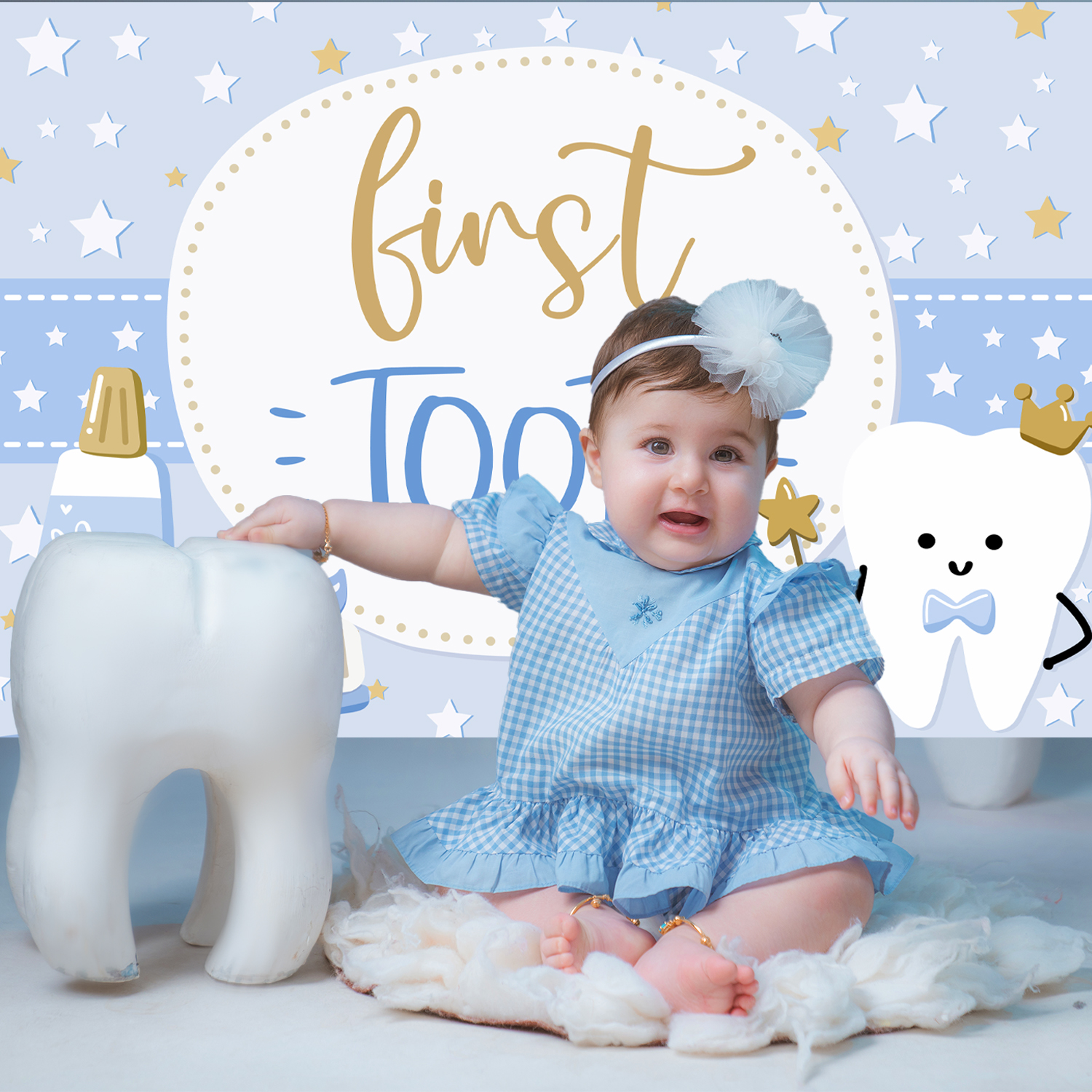 Cheereveal 68Pcs First Tooth Themed Party Decorations Teeth Party ...