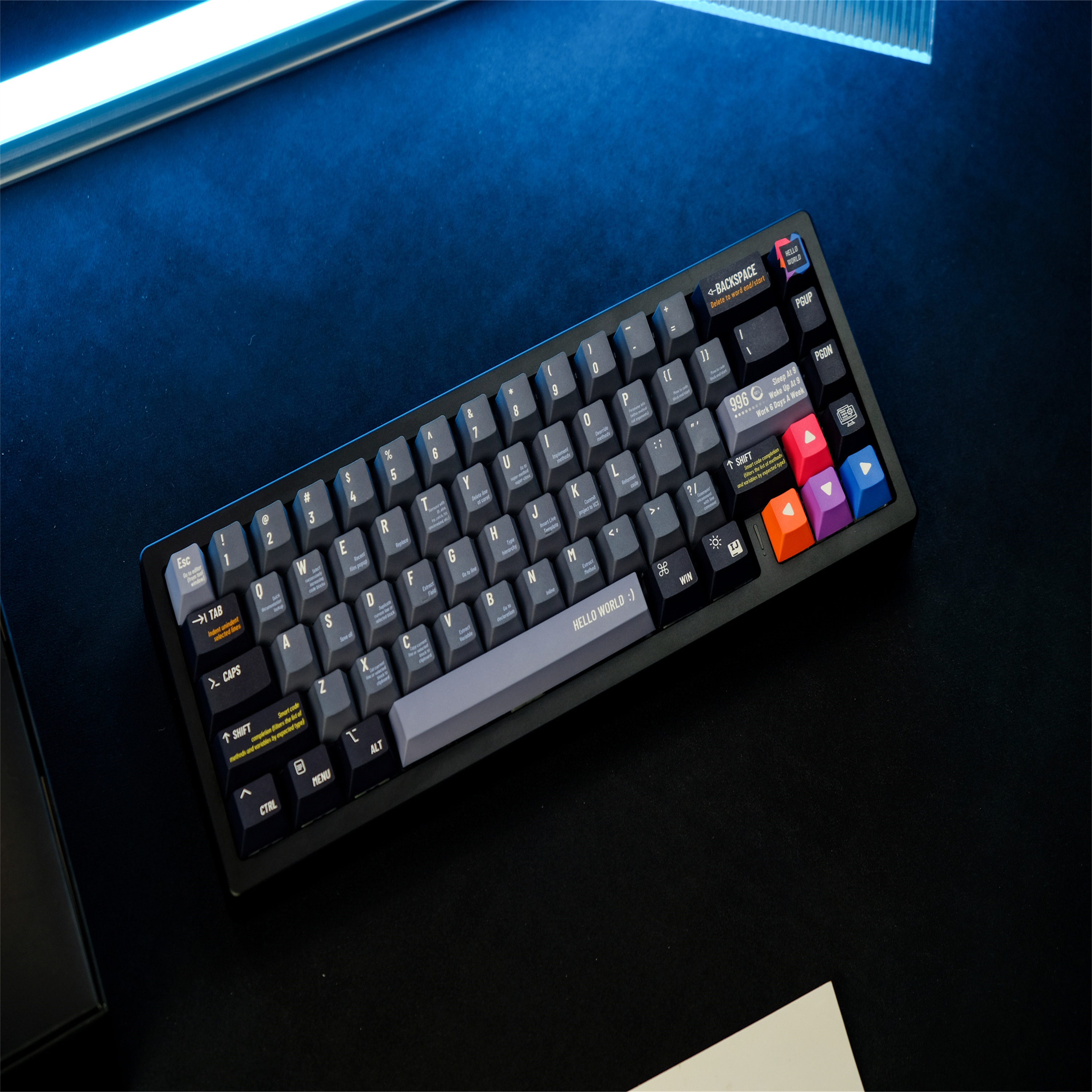 GMK Programmer keycaps 129 Keys keycaps Cherry Profile DYE-SUB ...