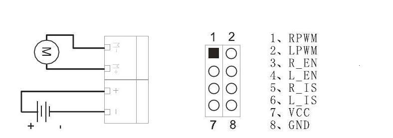 Double BTS7960 43A H-bridge High-power Motor Driver module/ diy smart ...