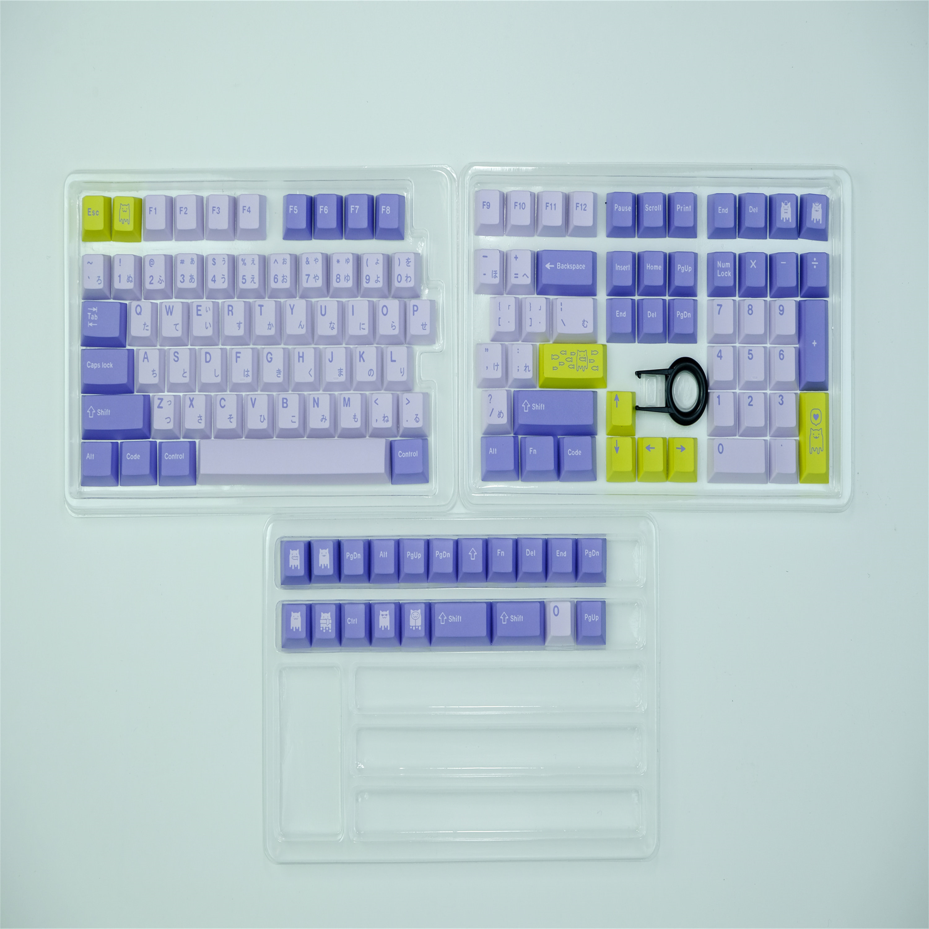 GMK Cat keycaps 129 Keys keycaps Cherry Profile DYE-SUB Personalized ...