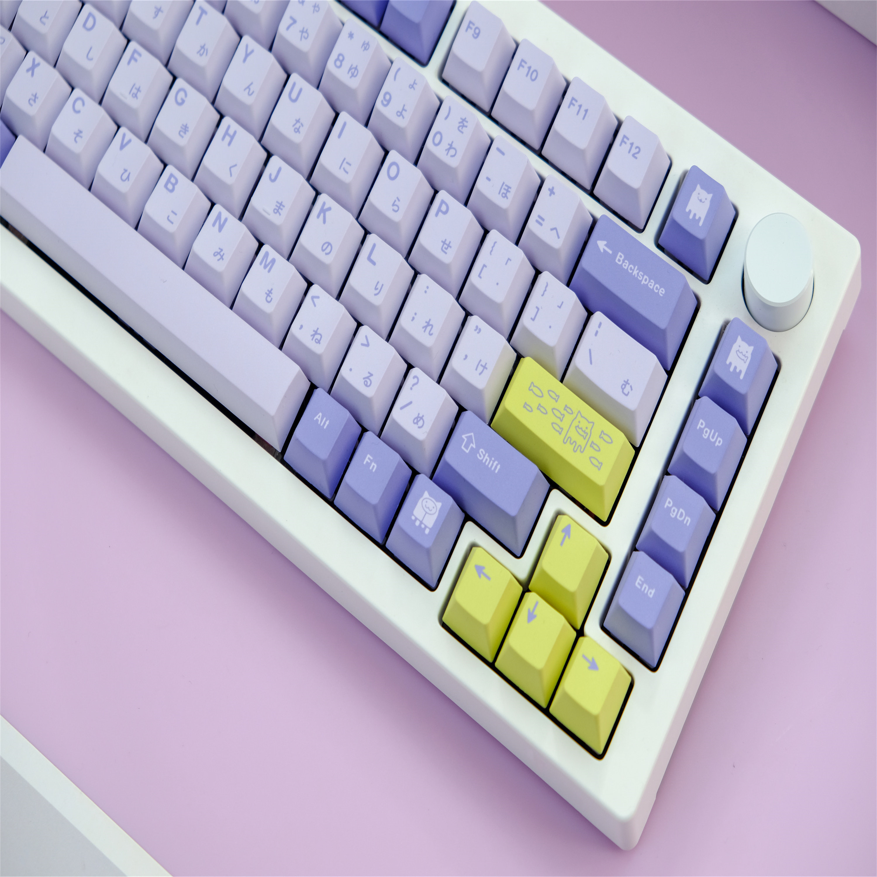 GMK Cat keycaps 129 Keys keycaps Cherry Profile DYE-SUB Personalized ...