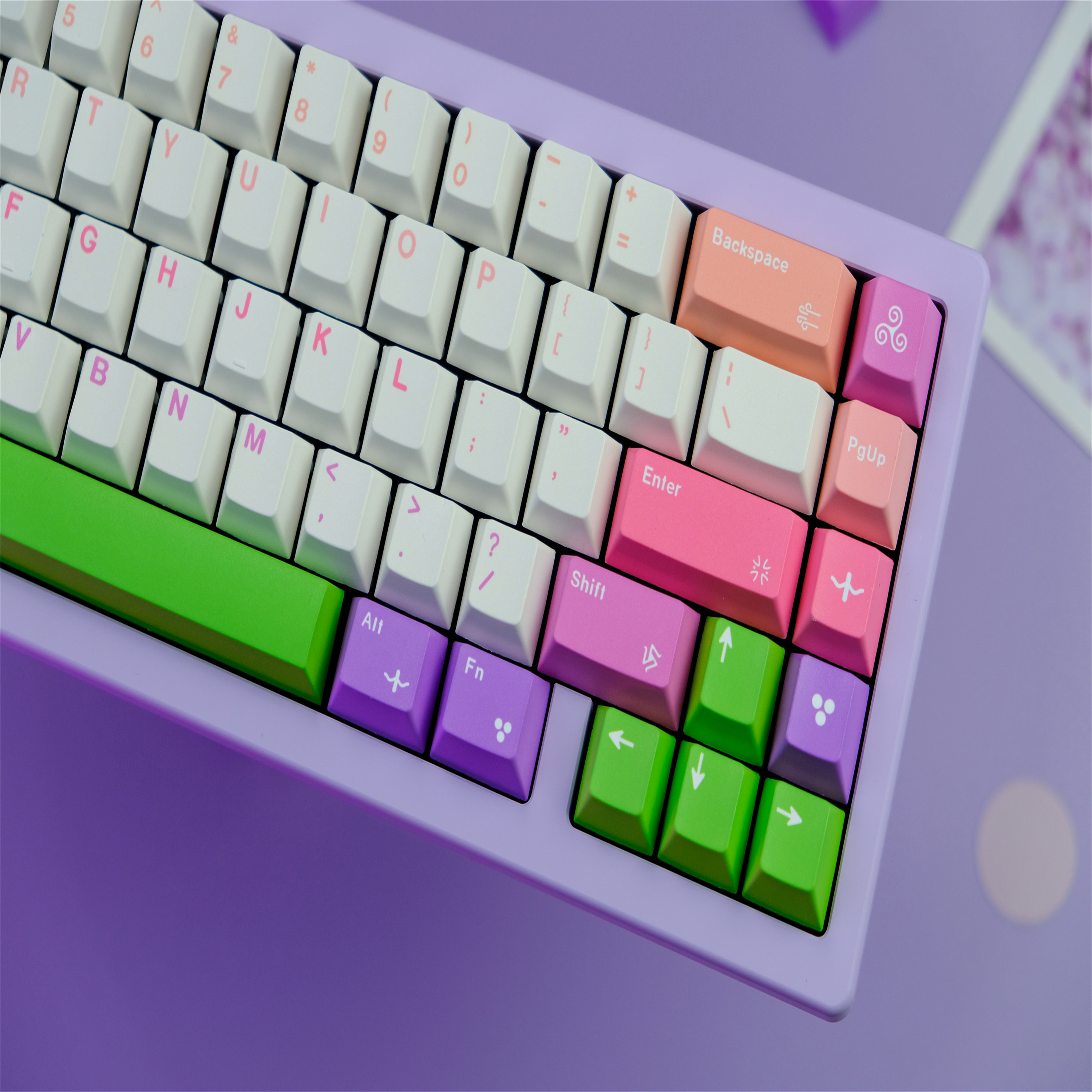 GMK Elf keycaps 129 Keys keycaps Cherry Profile DYE-SUB Personalized ...