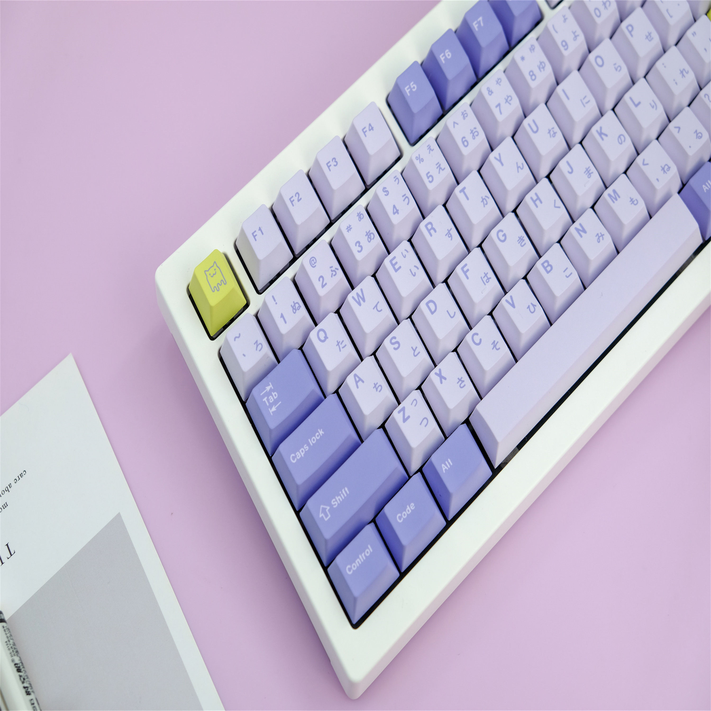 GMK Cat keycaps 129 Keys keycaps Cherry Profile DYE-SUB Personalized ...