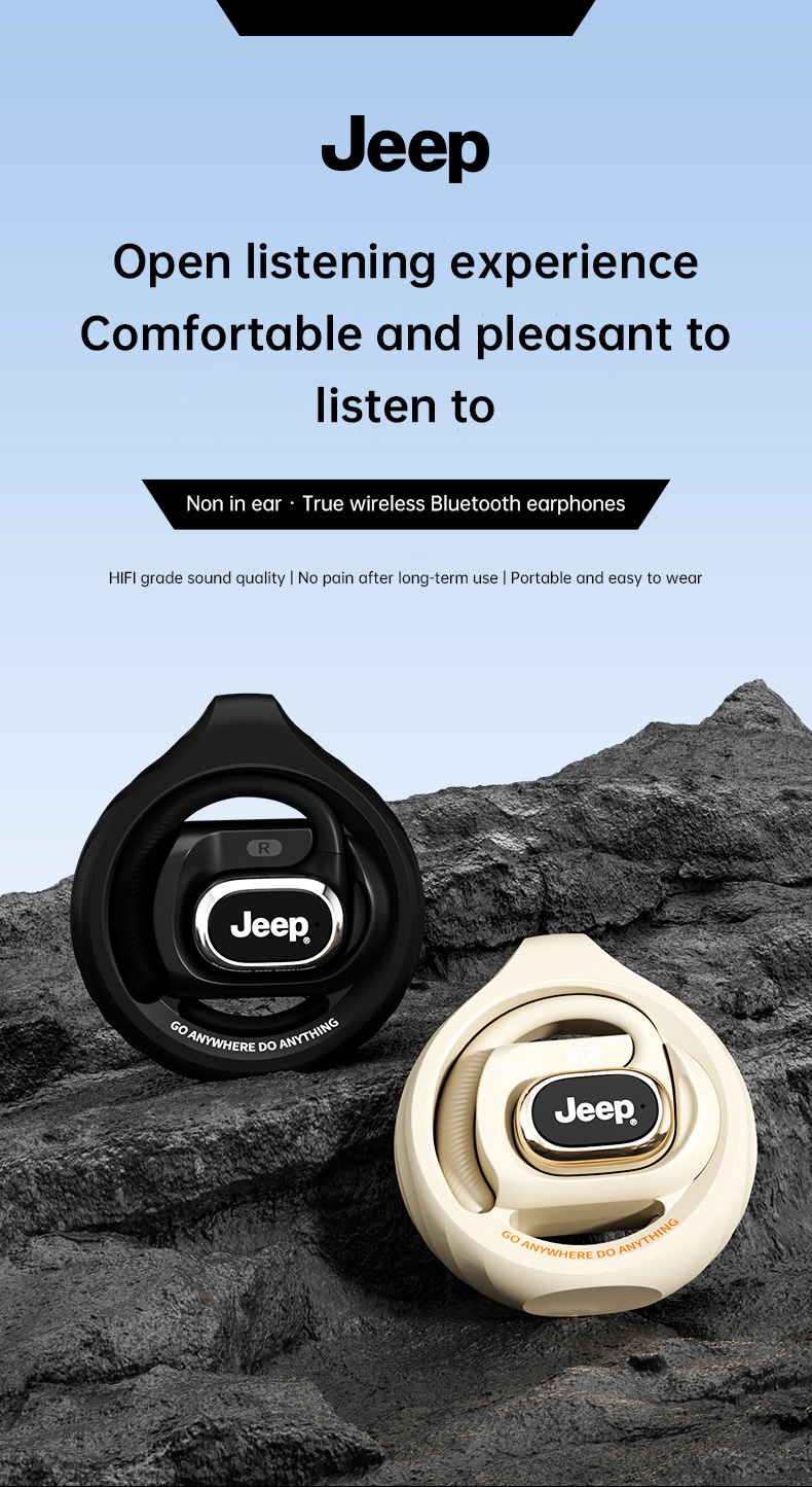 Jeep EC023 Open Ear Bluetooth Earphones HiFi Sound HD Calls Sport ...