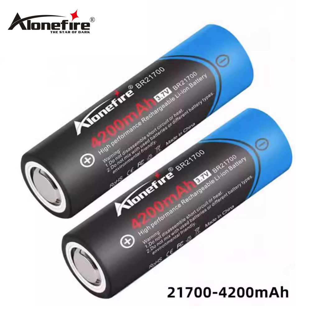 Alonefire 21700 Lithium Battery 3.7V 4200MAH Universal Mobile Power ...