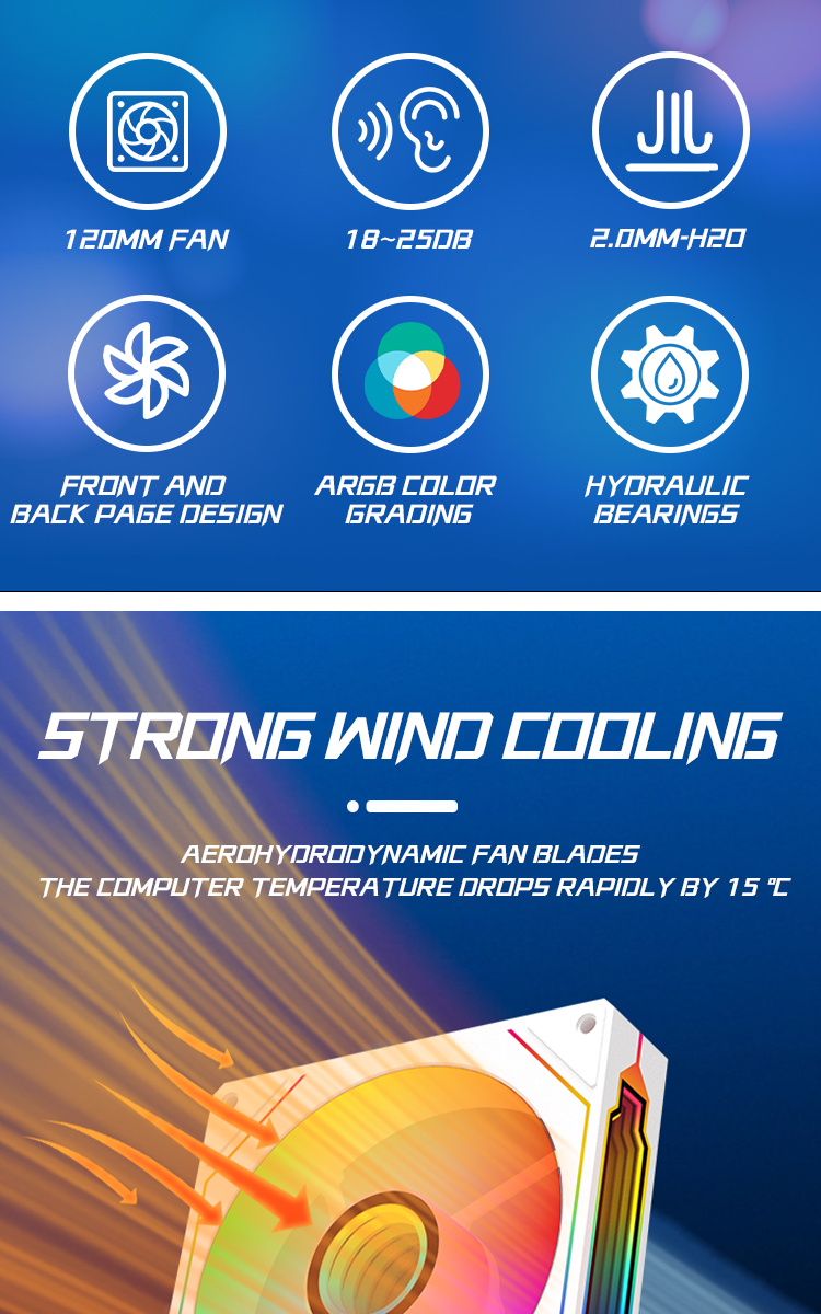 Argb Prism 4pro Laptop Fan Controller PC Case Heat Dissipation Luminous ...