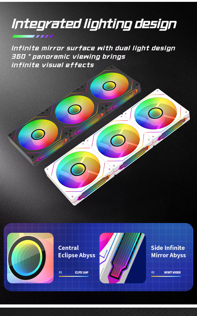 Argb Prism 4pro Laptop Fan Controller PC Case Heat Dissipation Luminous ...