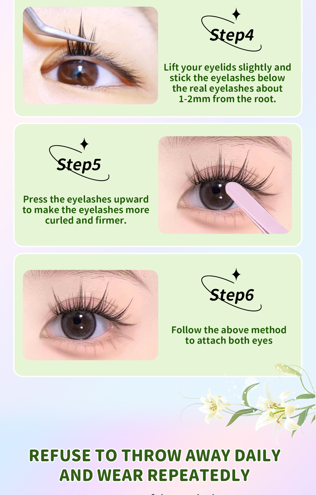 Elyzza Cutie Pet Bunny Elf& Puppy Lashes Length 10-12mm New LC Curl ...