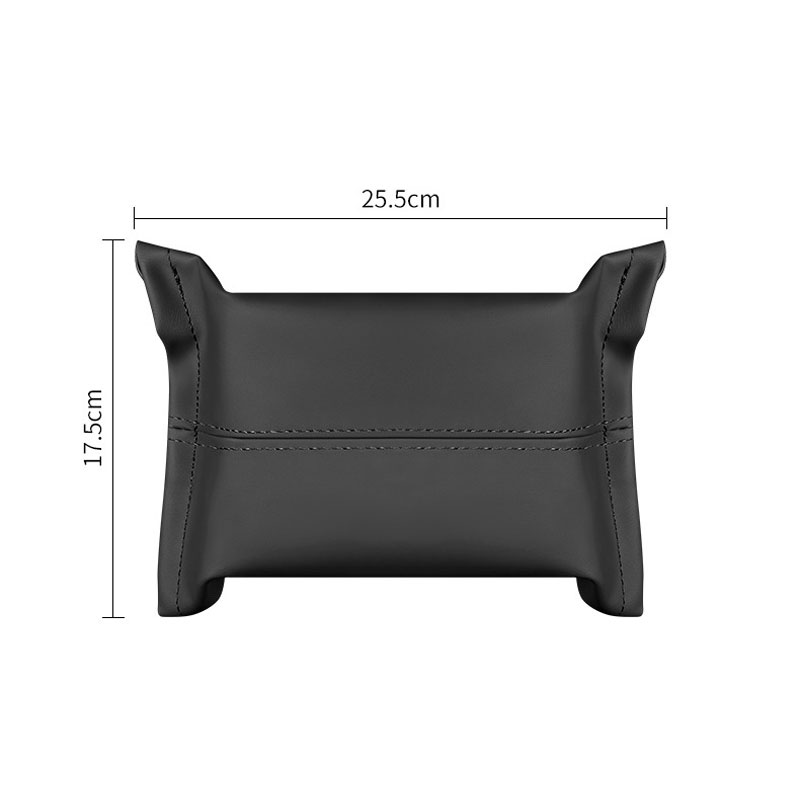 Chery Car Sunshade leather tissue box with drawstring straps napkin ...