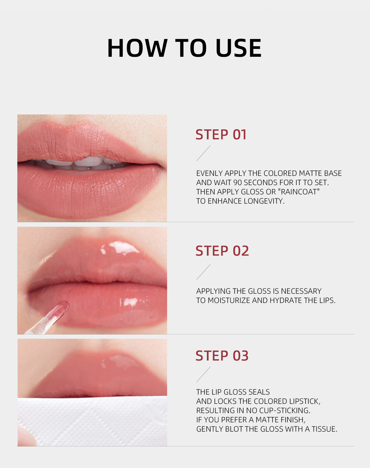 [ BUY 1 TAKE 1 ] JMCY Lipstick 48H 3 in 1 Transfer-proof Long-Lasting ...