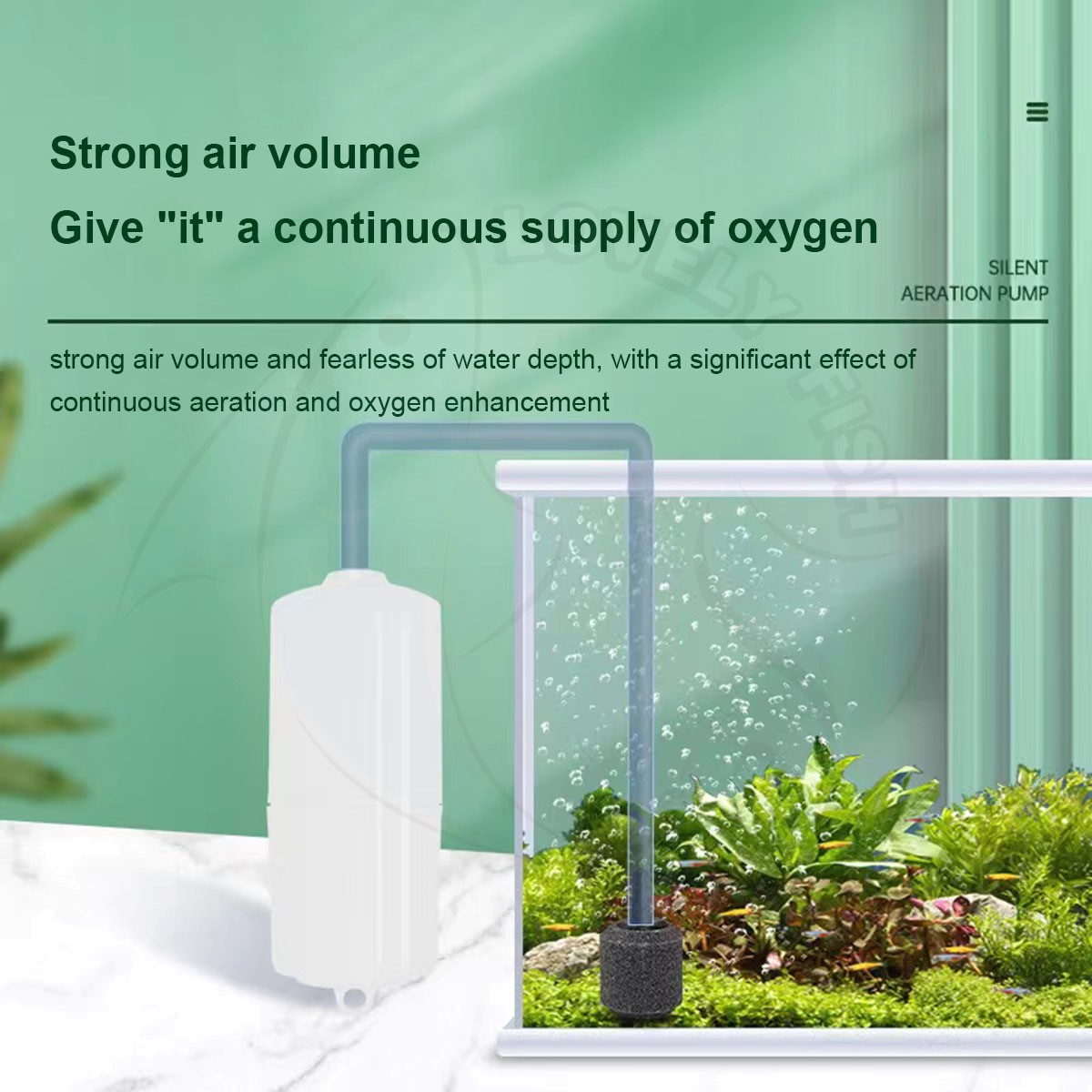Aquarium Fish Tank Portable Mini USB Oxygen Pump Car Aerator Fish ...
