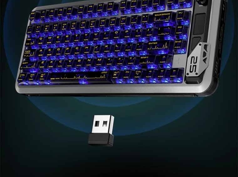 PIIFOX WALKER75 magnetic axis wireless three mode aluminum alloy game ...