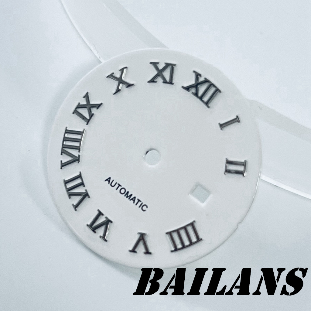 24.5mm Watch Dial Sunburst Roman Number Index Single Calendar with Date ...