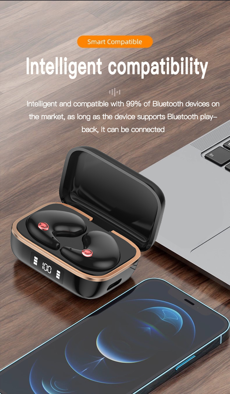 KY J11 Sleepbuds (3 Freebies:1 Cartoon stickers+1 Game sleeve+1 Silicon lanyard) HiFi Level ...