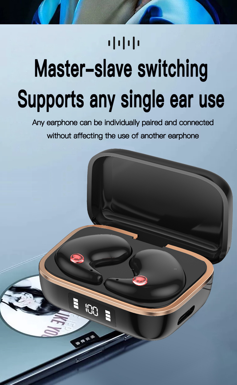 KY J11 Sleepbuds (3 Freebies:1 Cartoon stickers+1 Game sleeve+1 Silicon lanyard) HiFi Level ...