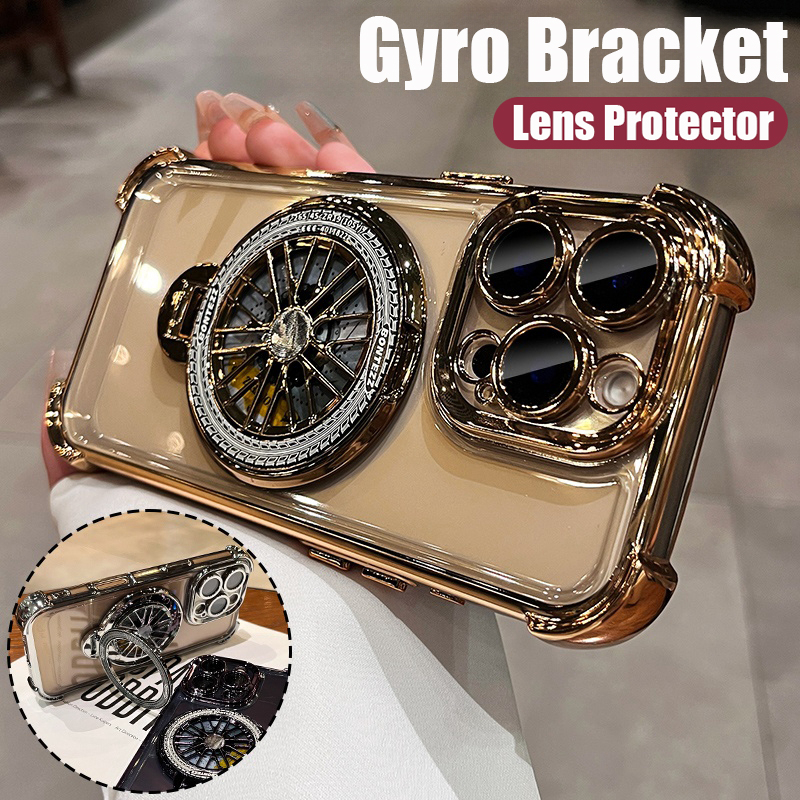 New Casing Luxury Desert Titanium Gyro bracket Shockproof Transparent ...