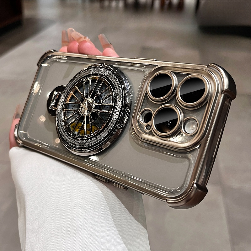 New Casing Luxury Desert Titanium Gyro bracket Shockproof Transparent ...