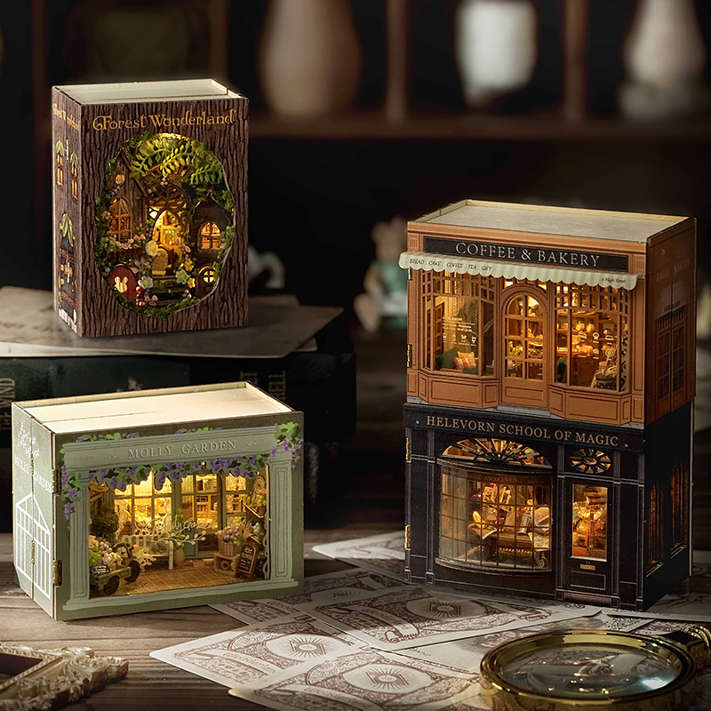 DIY Miniature Doll House 3D Puzzle Small House Assembly Building Model ...