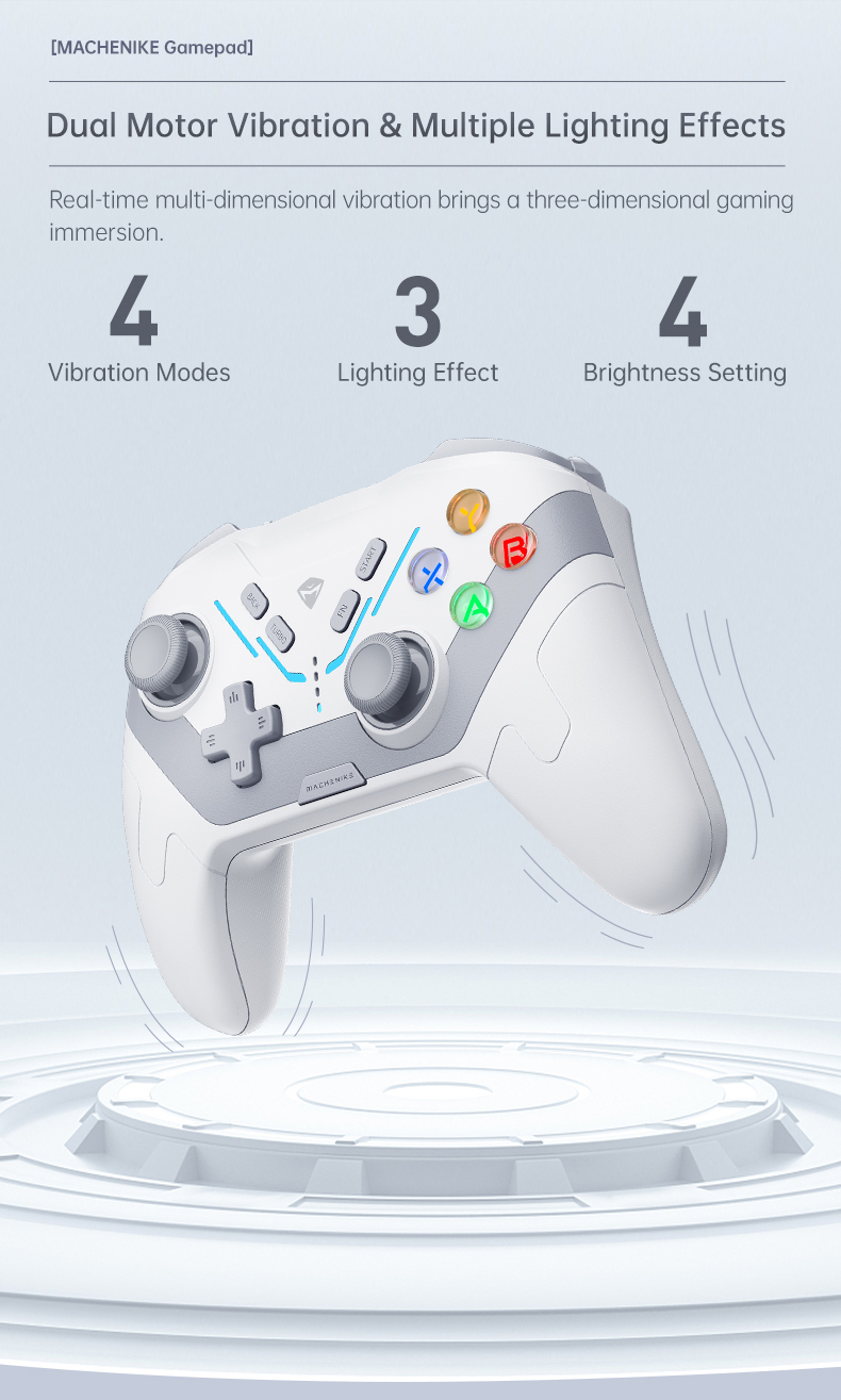 Machenike G5 Magnetic Sensing Controller Wired/2.4G Wireless Gamepad ...