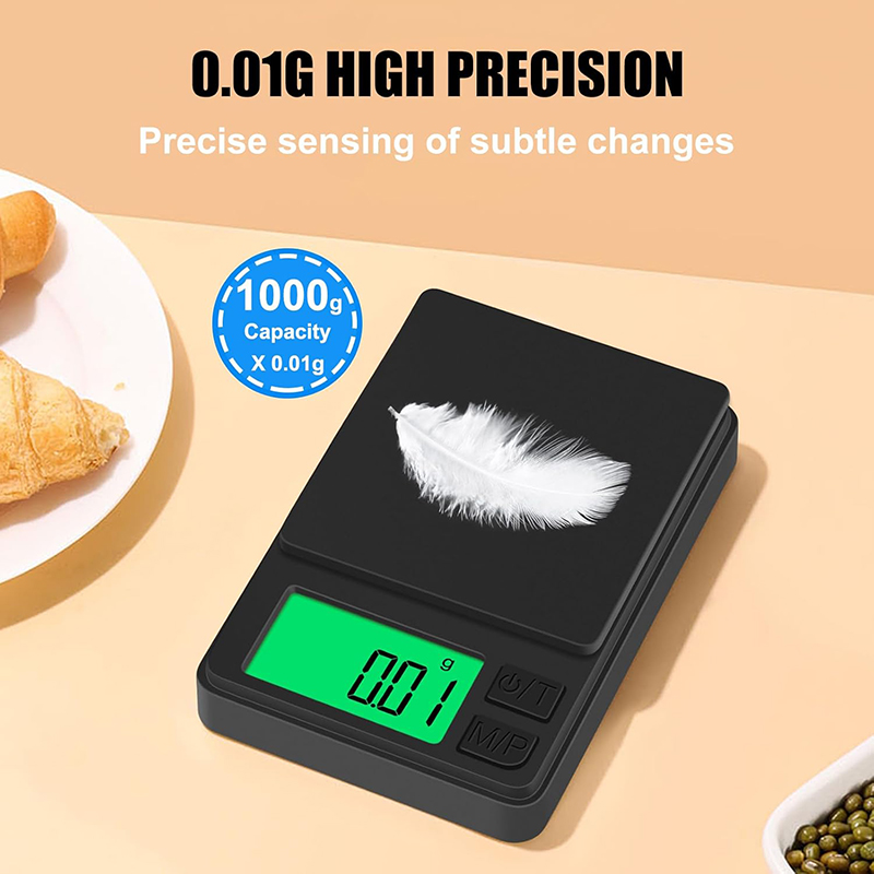 KIPRUN Digital Kitchen Scale, 0.01g/1000g Jewelry Scale, Electronic ...