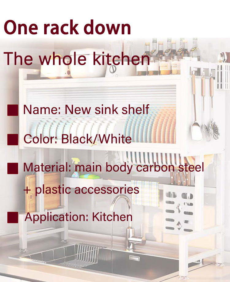 Dish drainer rack cabinet sink dish cabinet kitchen organizer dish rack ...
