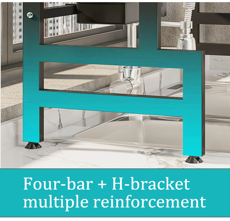 Dish drainer rack cabinet sink dish cabinet kitchen organizer dish rack ...