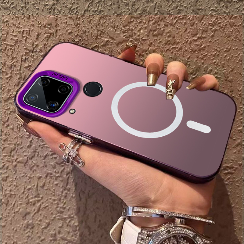 FOR Casing Realme C15 phone case hard case TPU Protector Smooth ...