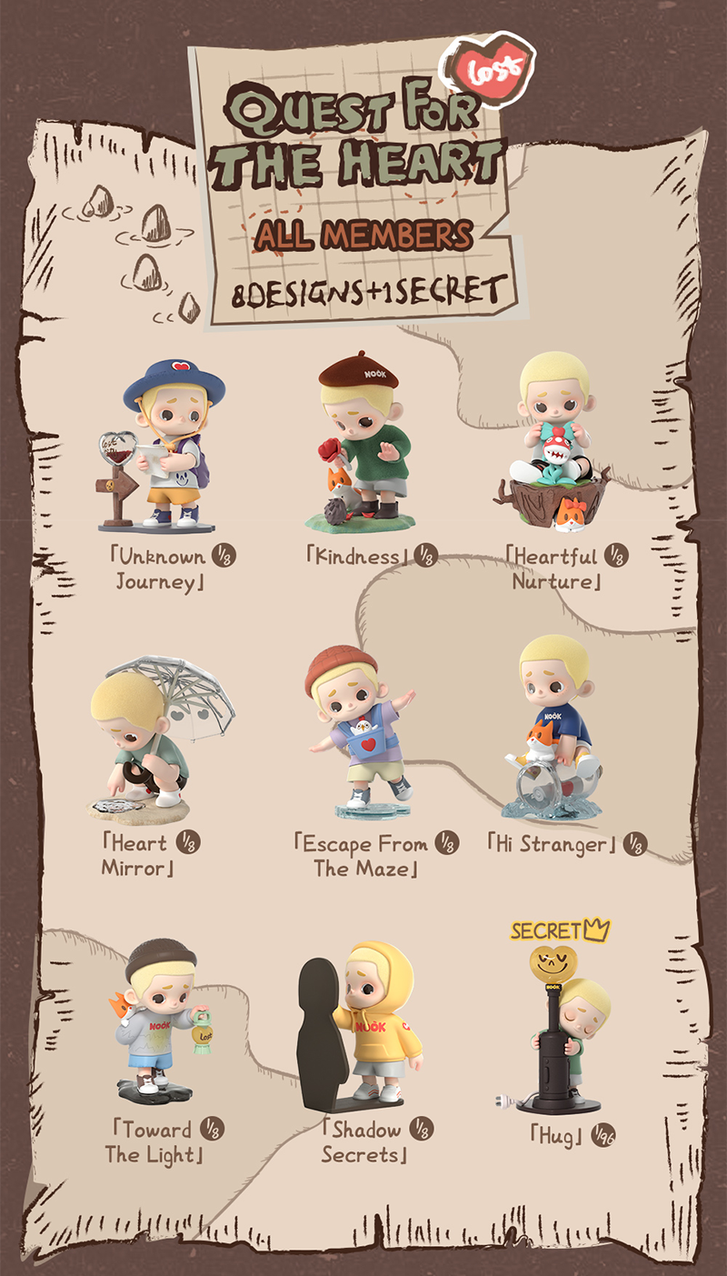 52TOYS Nook Quest for the Heart Series Blind Box Figure Toy | Shopee ...