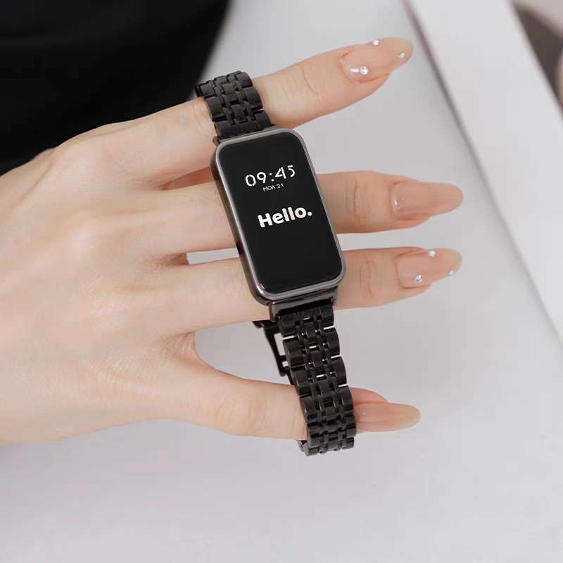 Small Waist Steel Band For Huawei Band 10/huawei Band 9/band 8 Ladies ...