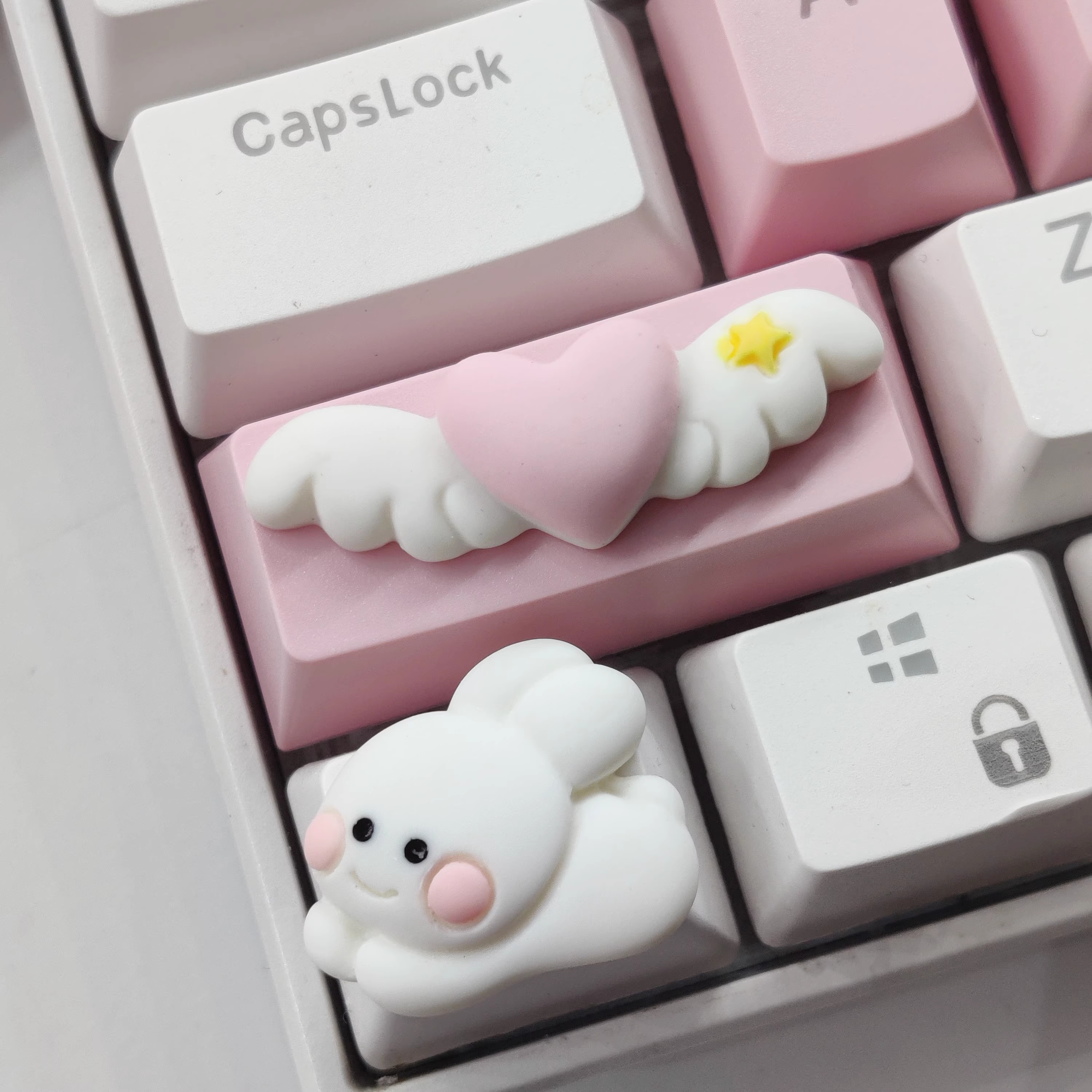Ctrl Keycap 1.25U Personalized Keycap Customization Love Pink Bow Lamb ...