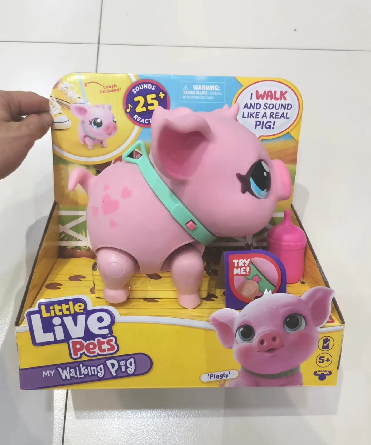 Little Live Pets - My Pet Pig: Piggly Soft and Jiggly Interactive Toy ...