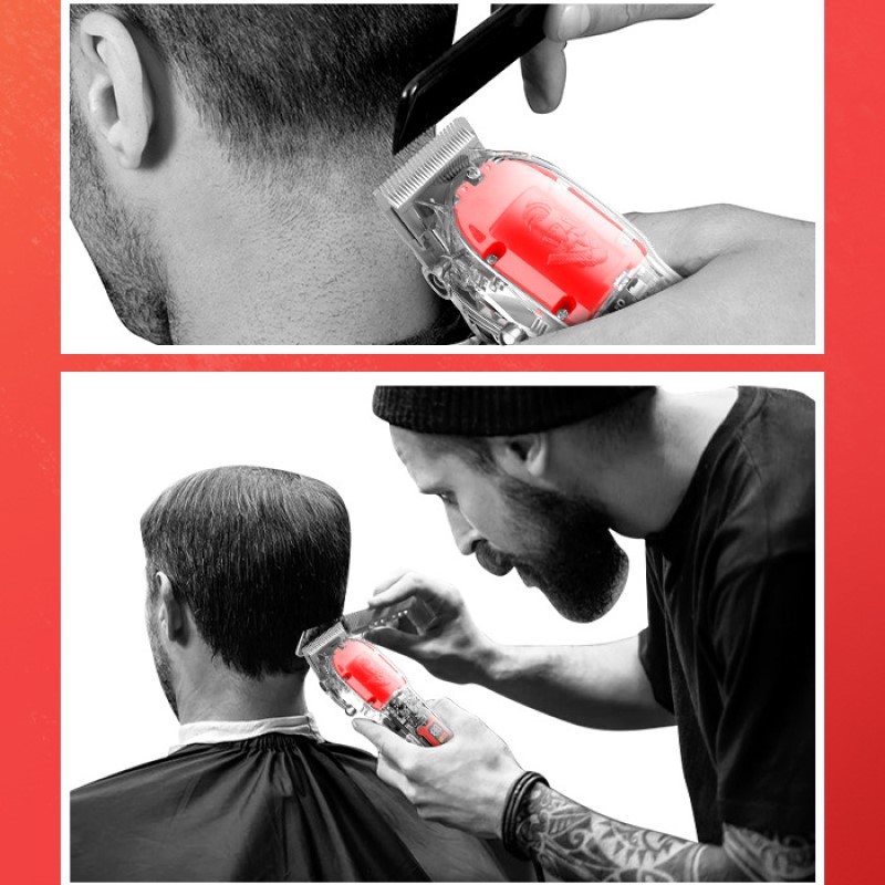 Kemei Professional Hair Clipper Set Electric Rechargeable Barber ...