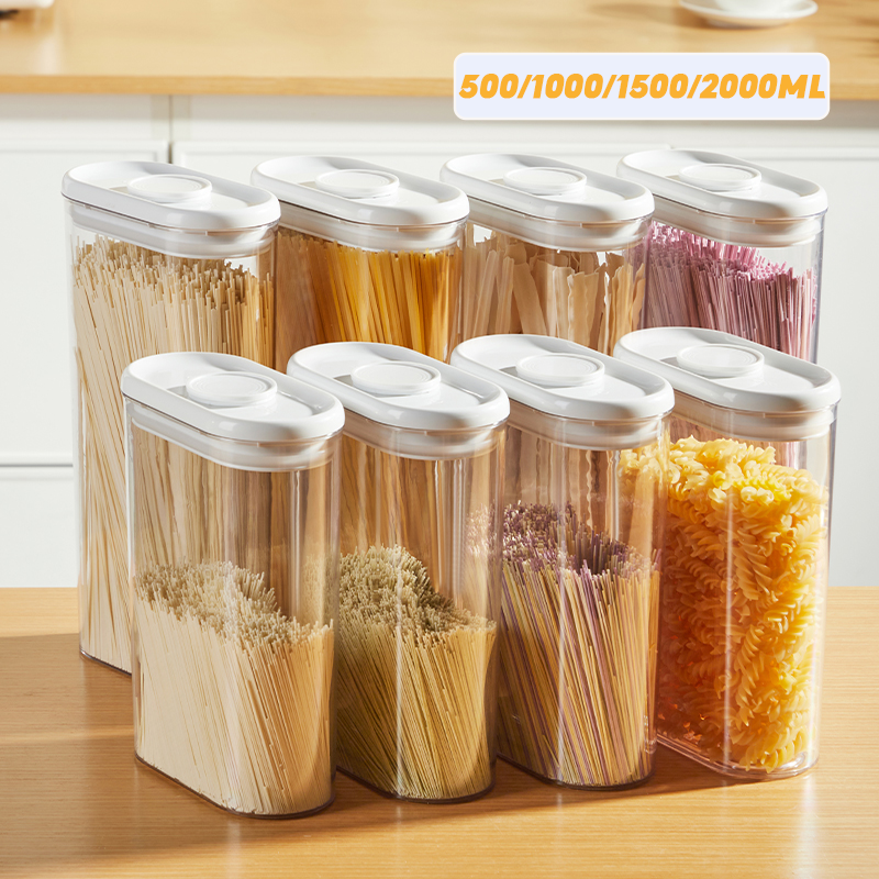 Sunlife Clear Airtight Container Food Storage Jar Spaghetti Pasta ...