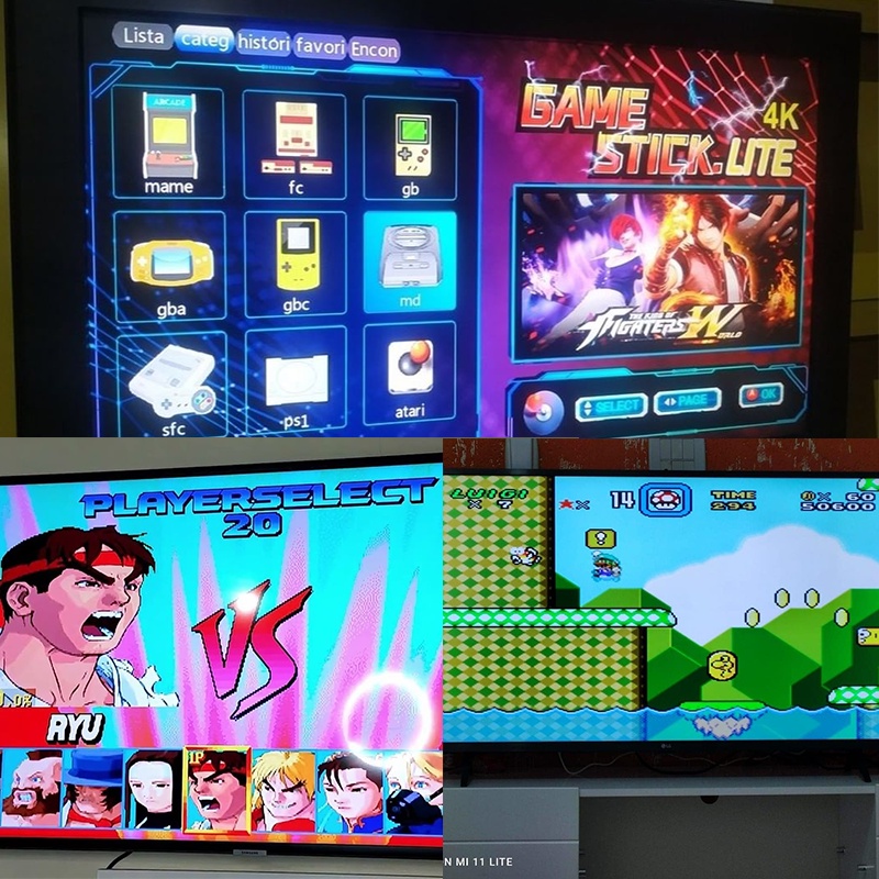 2025 New M8 Video Game Console 64GB Games Set 2 Controllers & Stick ...