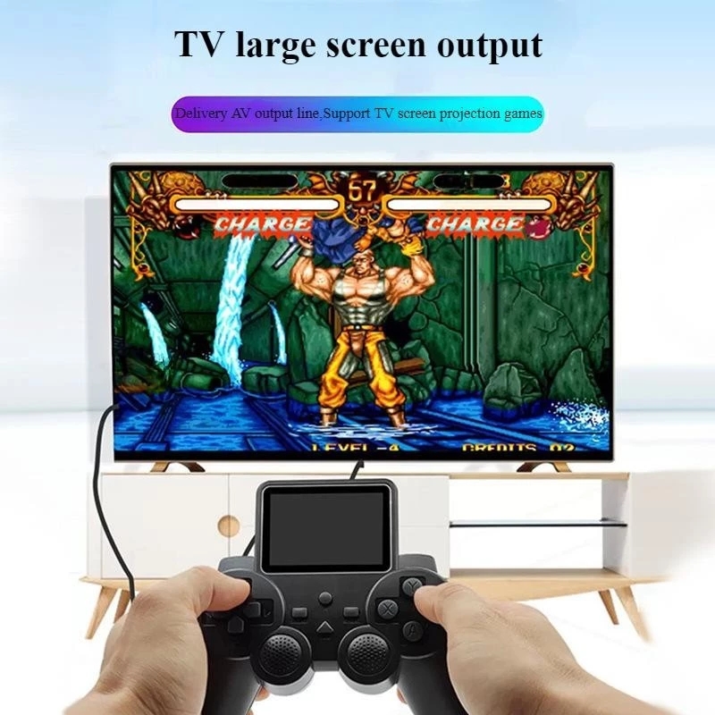 S10 Mini Remote Control Handles Handheld Console 520 Games 2.4-inch AV ...