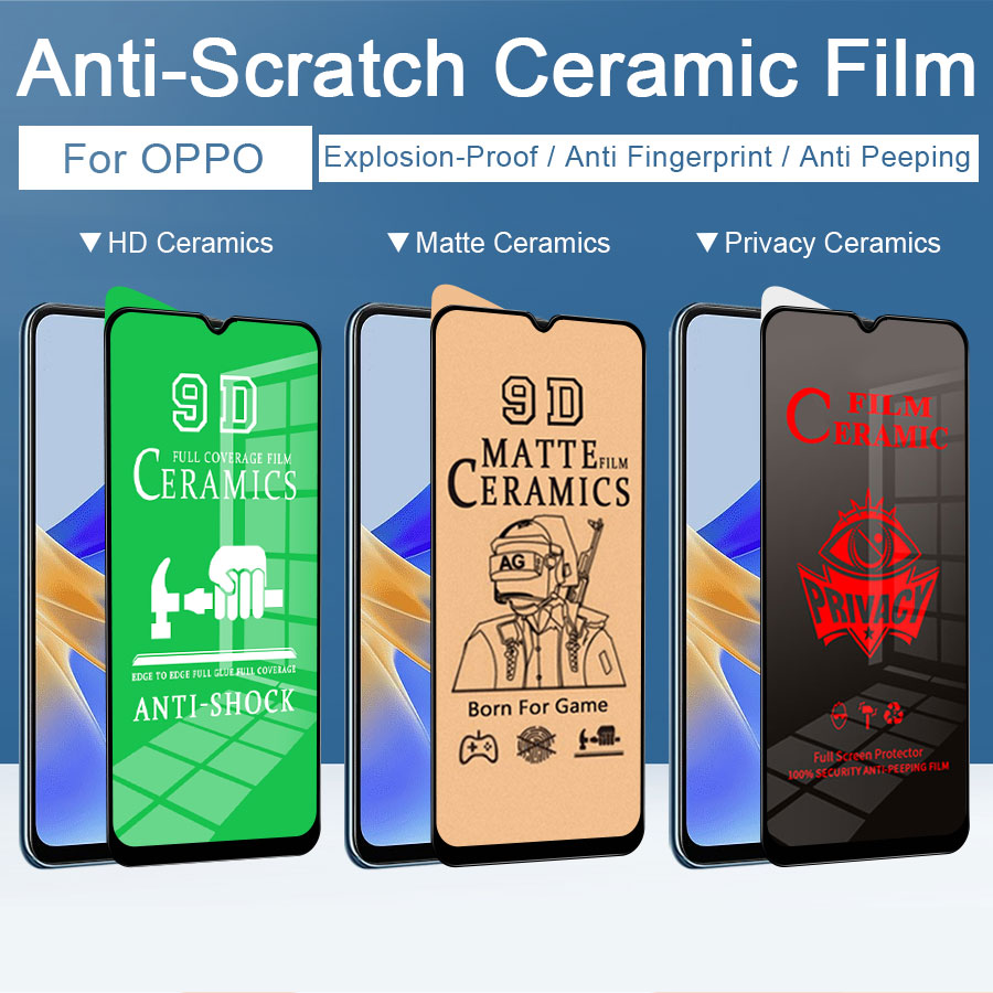 Full Cover Soft Ceramics Film Screen Protector For OPPO A18 A38 A58 A79 ...