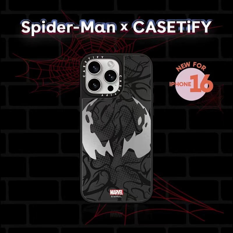 CASETIFY X Marvel's Venom mirror phone cases for iphone 16 Pro Max i16 ...