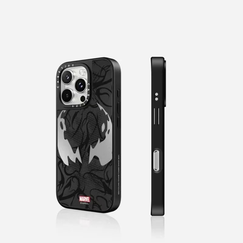 CASETIFY X Marvel's Venom mirror phone cases for iphone 16 Pro Max i16 ...