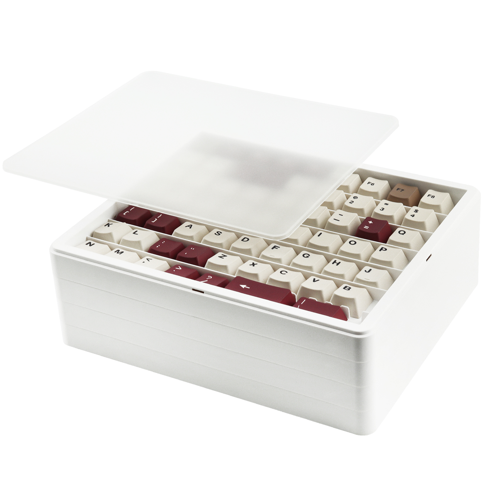 keycaps set Cherry Profile Keycaps Storage Case Storage Box Keycaps ...
