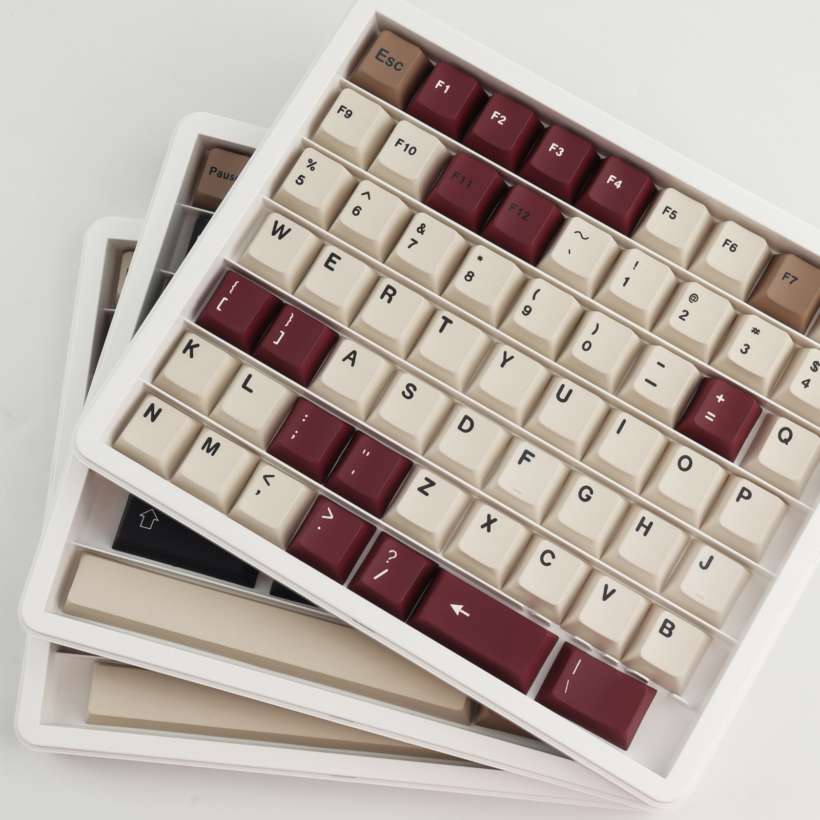 keycaps set Cherry Profile Keycaps Storage Case Storage Box Keycaps ...