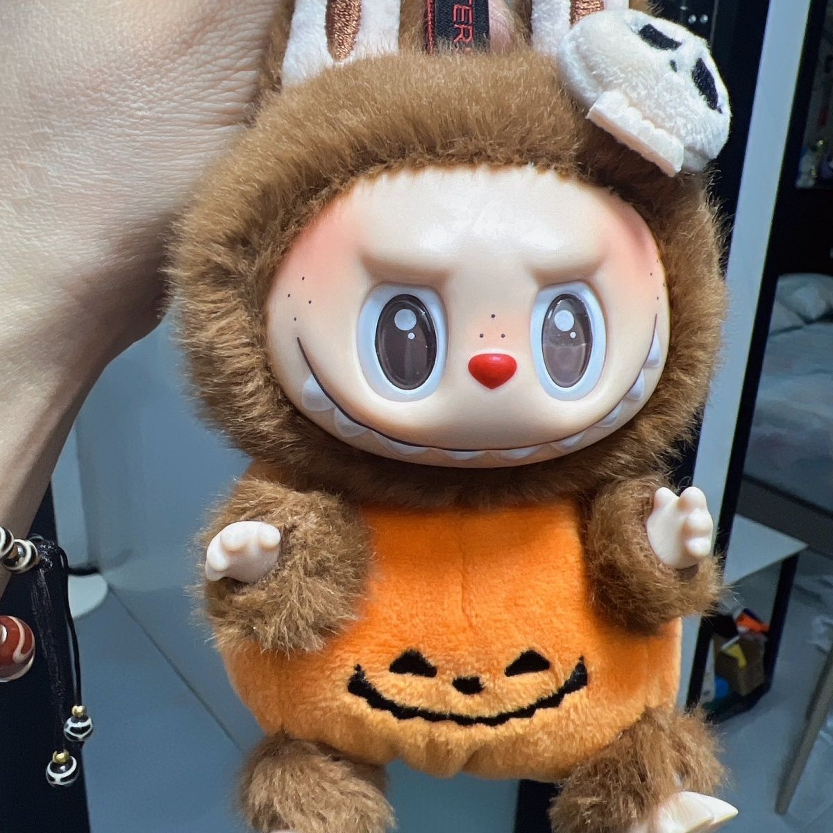 POP Mart Labubu Halloween Series Plush Doll Keychain Cute bunny Figures ...