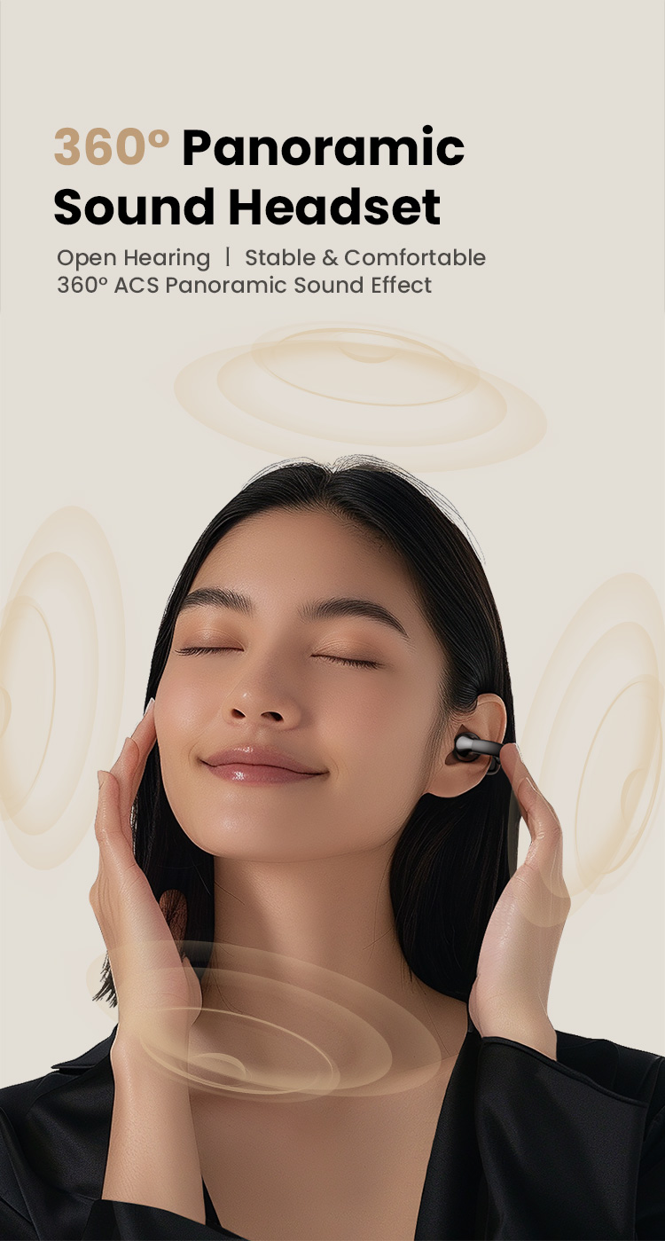 UGREEN Bluetooth 5.4 Wireless Earbuds Single Microphone Call Noise ...