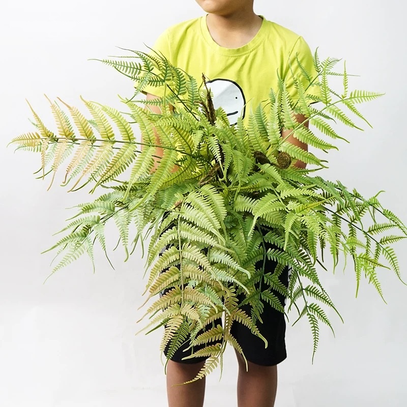 Big size fern artificial fern leaf fern plant golden monkey fern ...